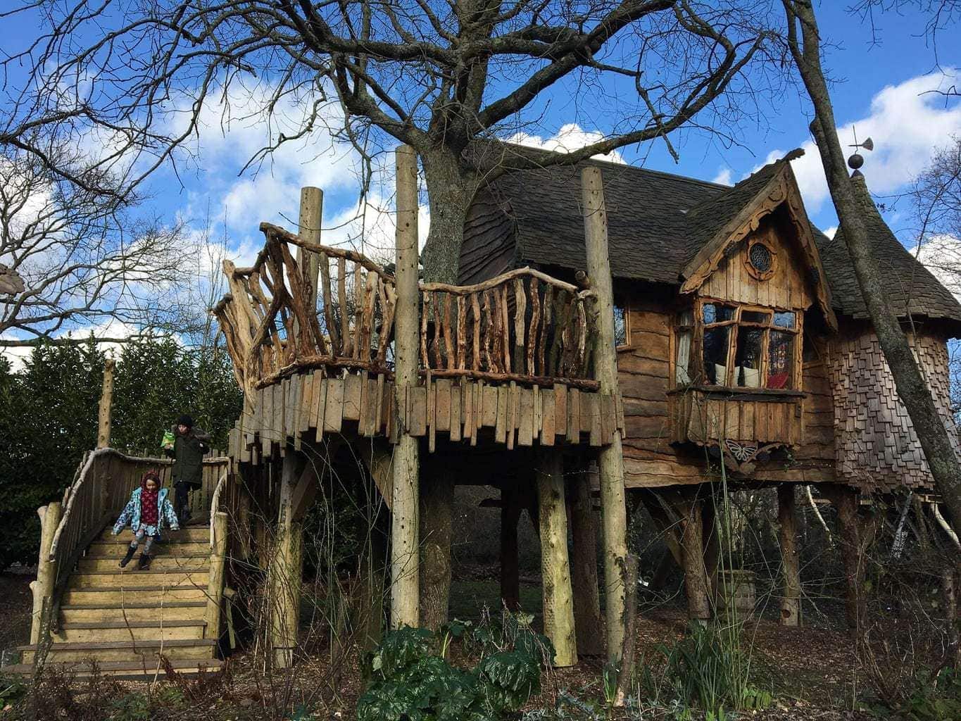 Stay in a treehouse at Blackberry Wood campsite in Sussex