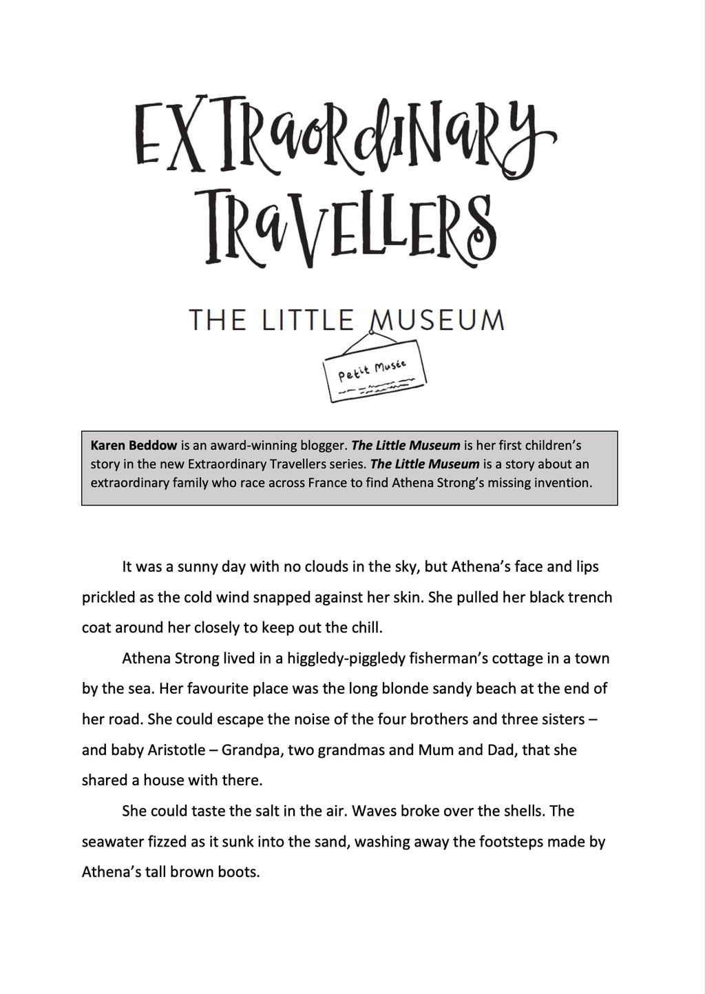 The Little Museum Comprehension - Mini Travellers - Family Travel ...