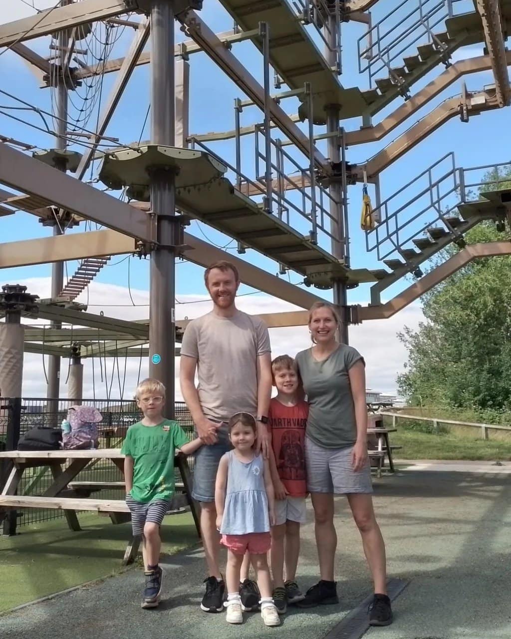 The Air Trail at Tees Barrage International White Water Centre - Mini Travellers - Family Travel ...