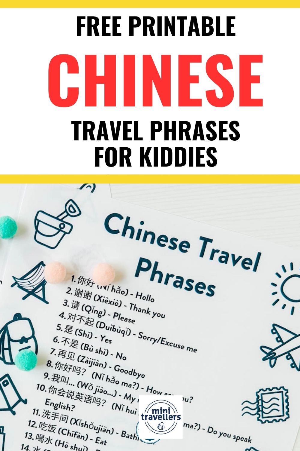 Free PDF Chinese Travel Phrases for Kids - Mini Travellers - Family ...