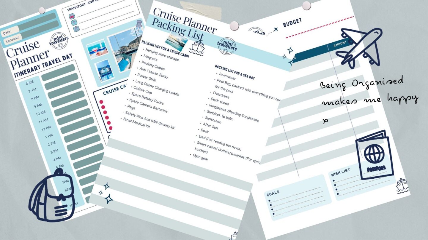 Free Digital And Printable Cruise Planner With Packing List - Mini ...